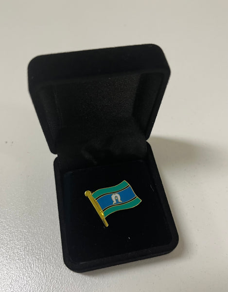 Lapel Pin- Torres Strait Flag – Australia Day Council of South Australia